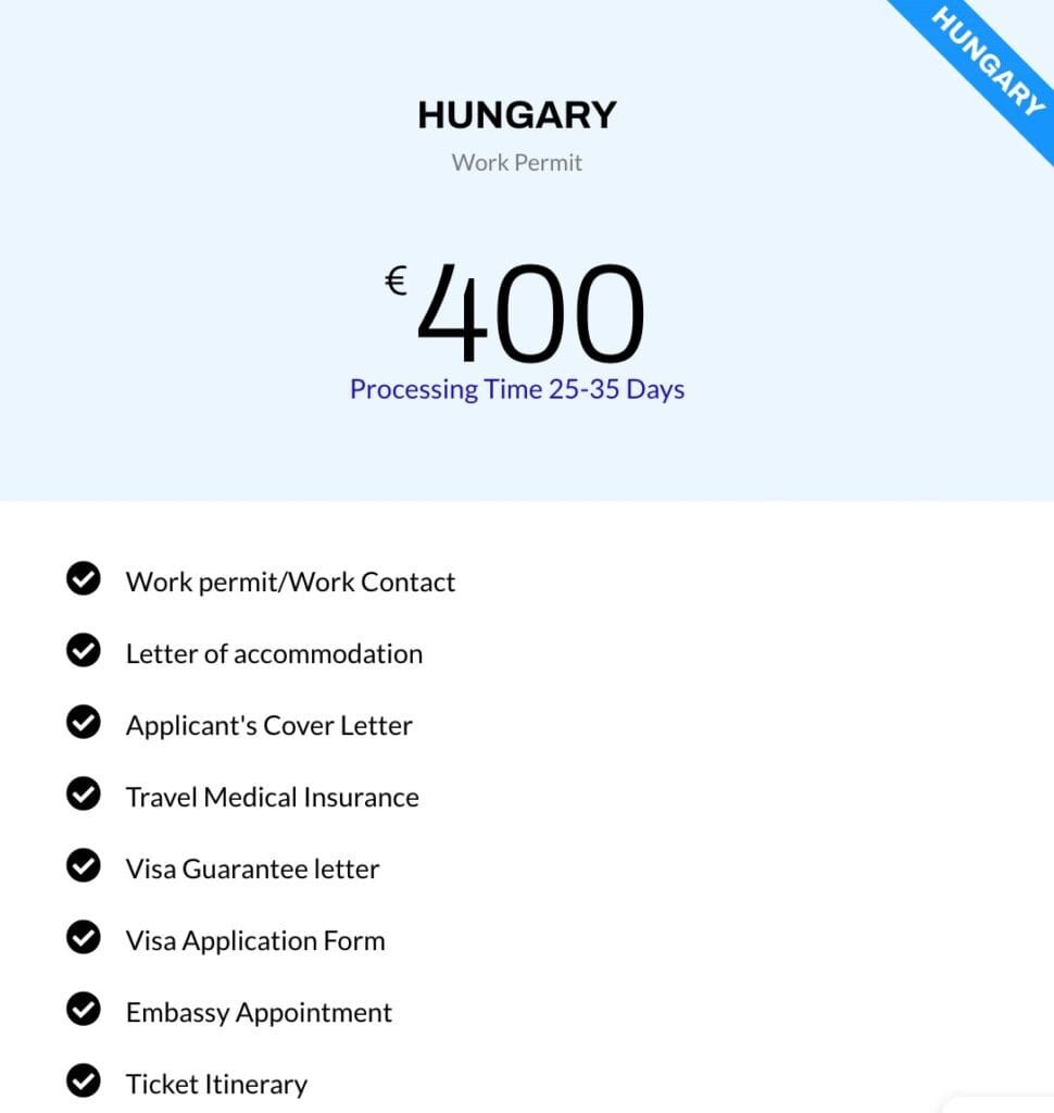 Hungary Work Permit - Prabesh Group